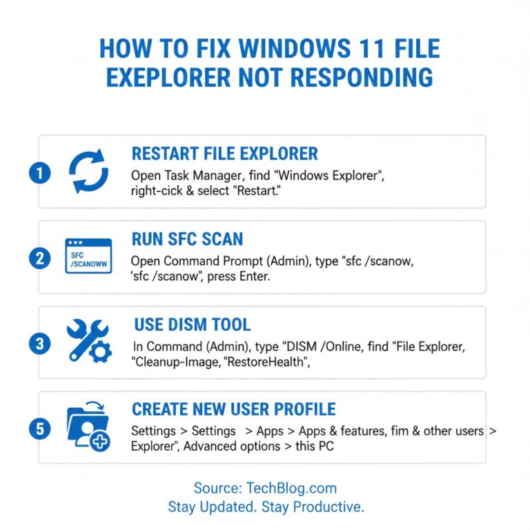 Fix File Explorer not responding in Windows 11 - Find Tech Today